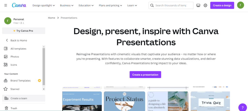 The Ultimate Canva Presentation Tools In-depth Review