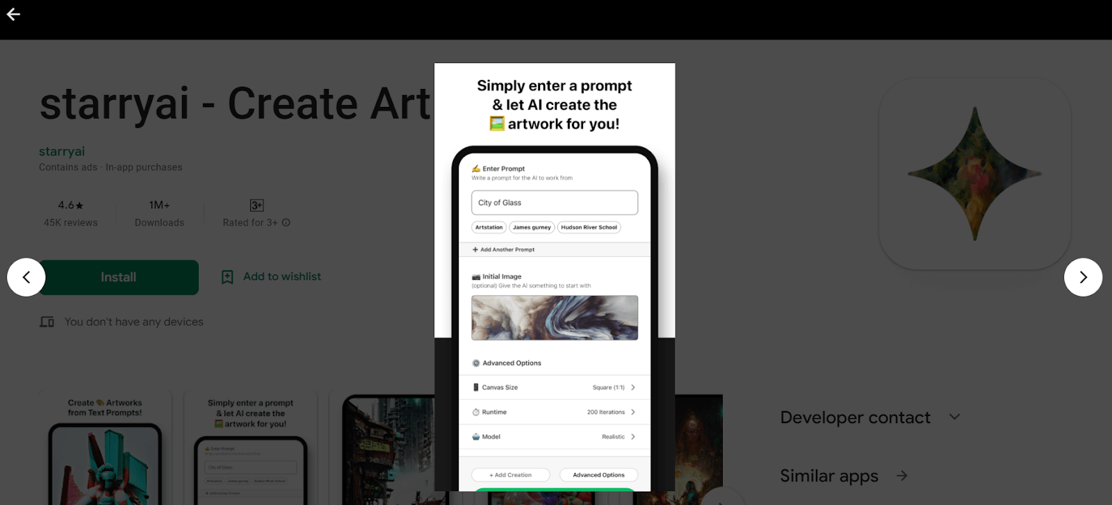 In-Depth Review Of StarryAi AI Art Generator