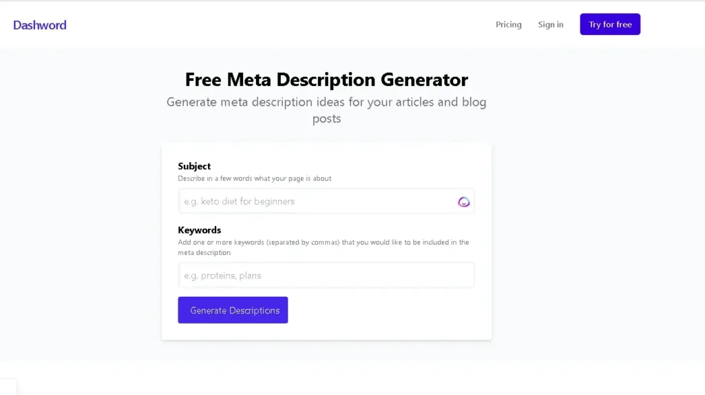 21 Best Meta Description Generator For Creators