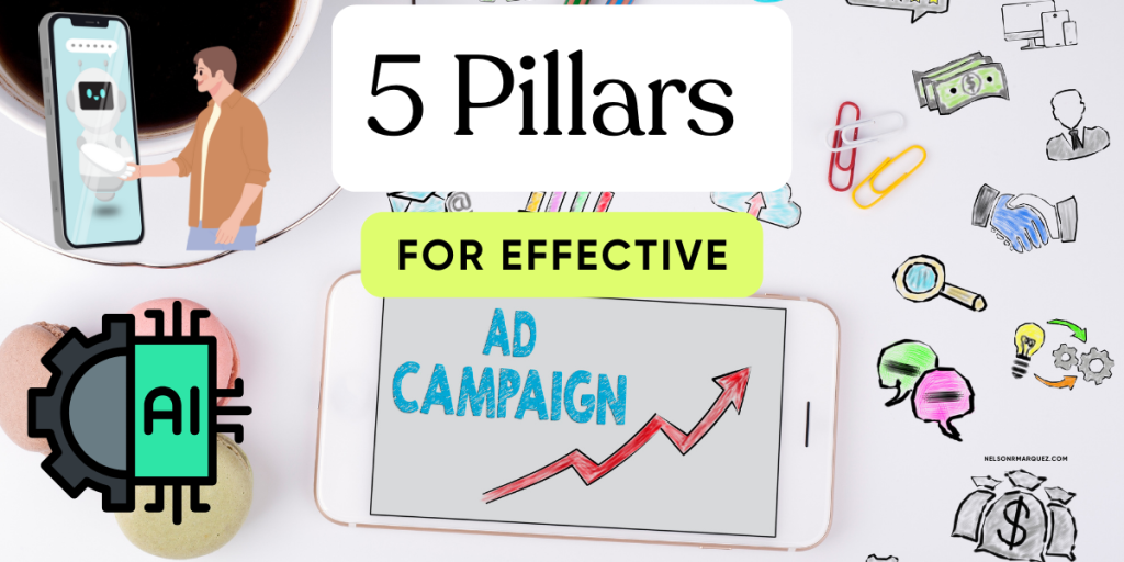 5 Pillars for Digital Marketing Ad Campaign Using A.I.