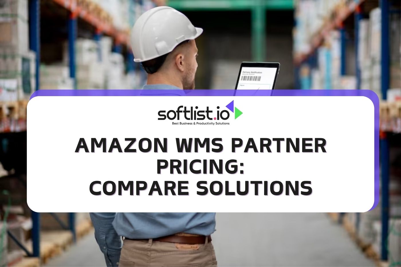 Amazon Warehouse Managment Partner Pricing Solutions