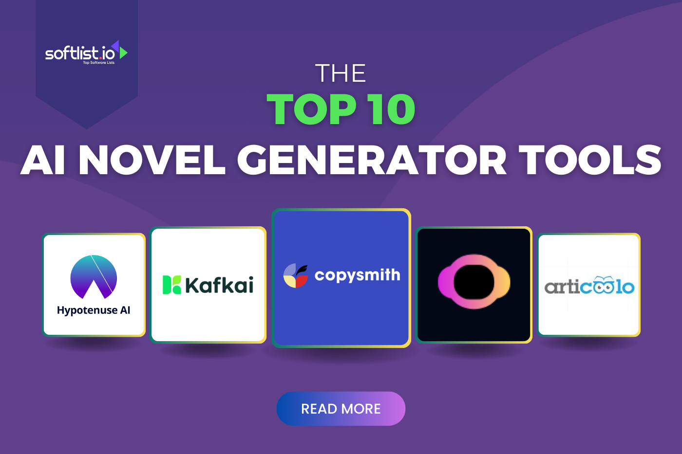 Top 10 AI Novel Generator Tools Review - Softlist.io