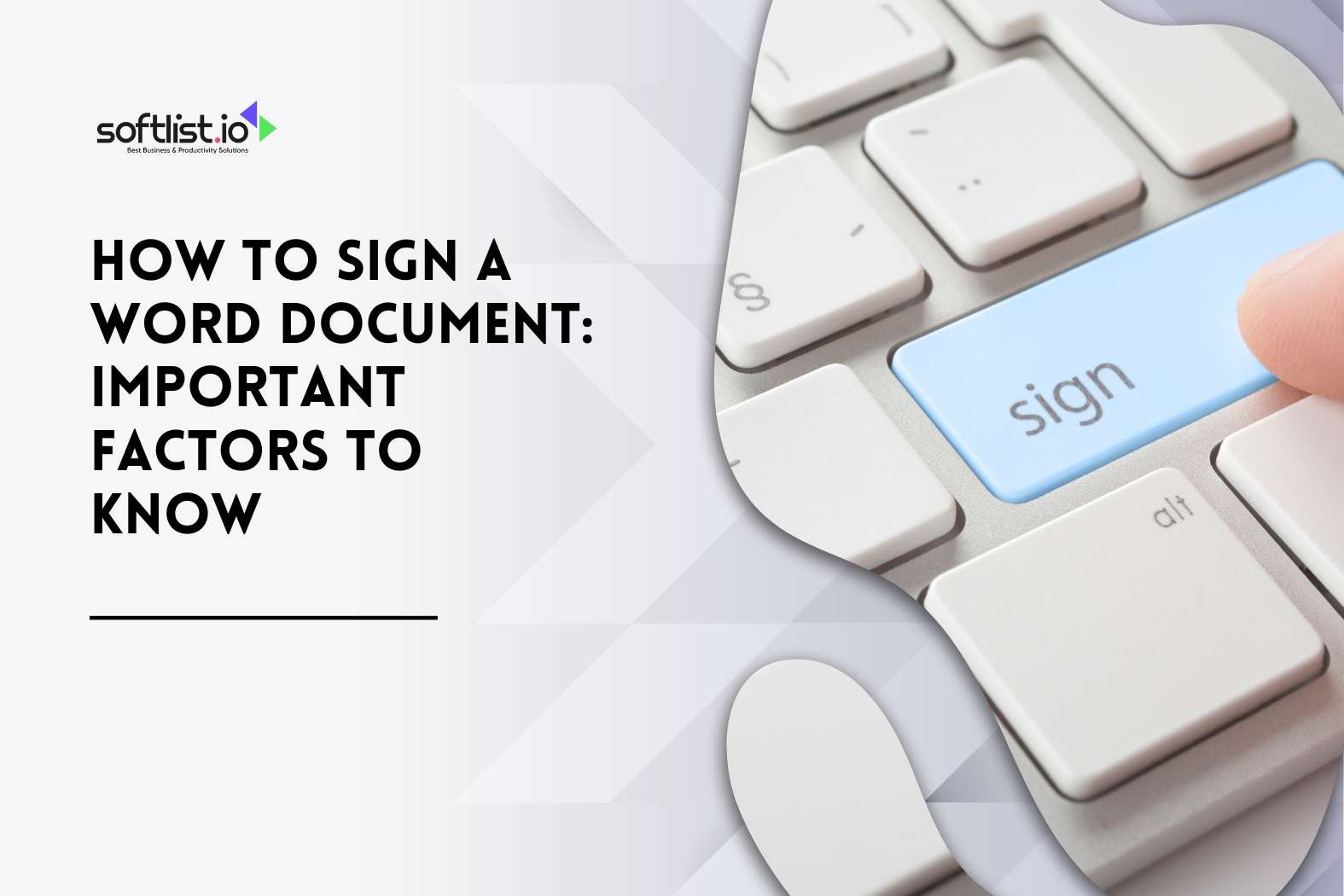 How to Sign a Word Document: Important Factors to Know