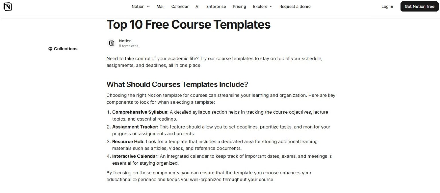 Notion Templates for Students 2025: Planner, Notes & Study